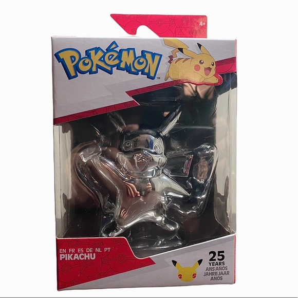 Jazwares | Toys | Pokmon Pikachu New 25th Year Anniversary Figure ...